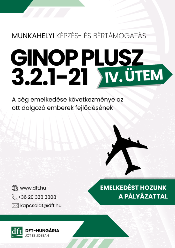 GINOP PLUSZ 3.2.1-21. - Vállalati képzések bértámogatással